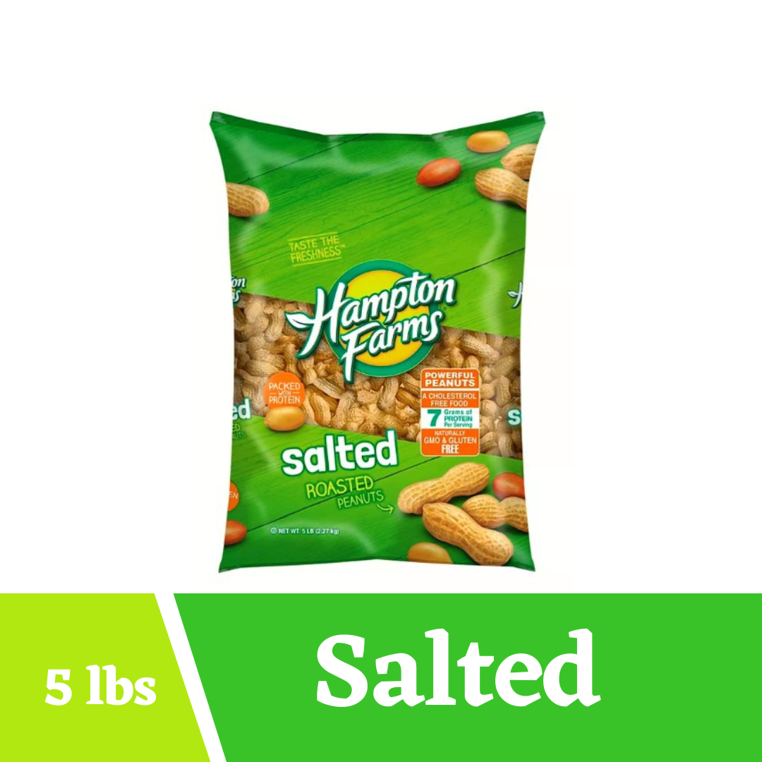 Hampton Farms Salted In-Shell Peanuts 5 lbs. — Eclat Trade